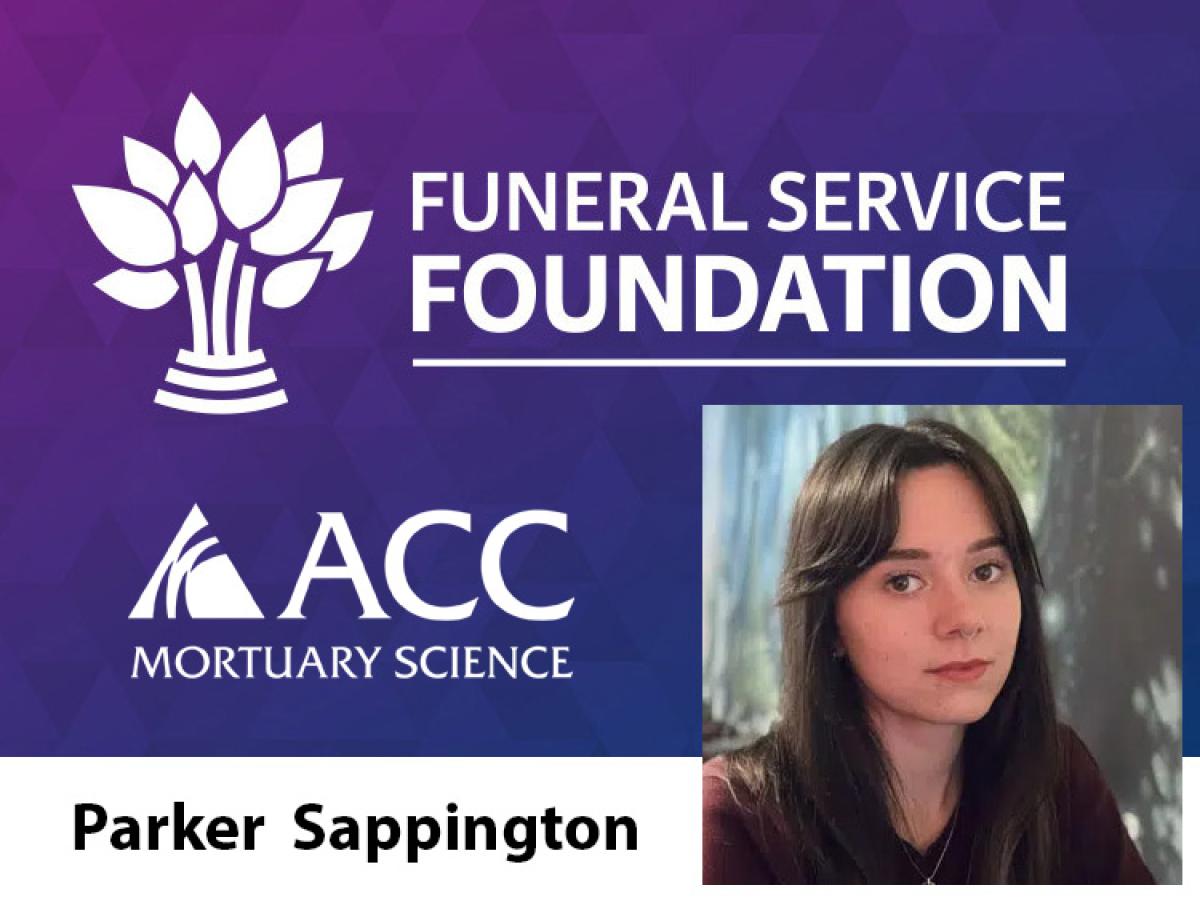 Sappington Earns Funeral Service Foundation Scholarships | Arapahoe ...